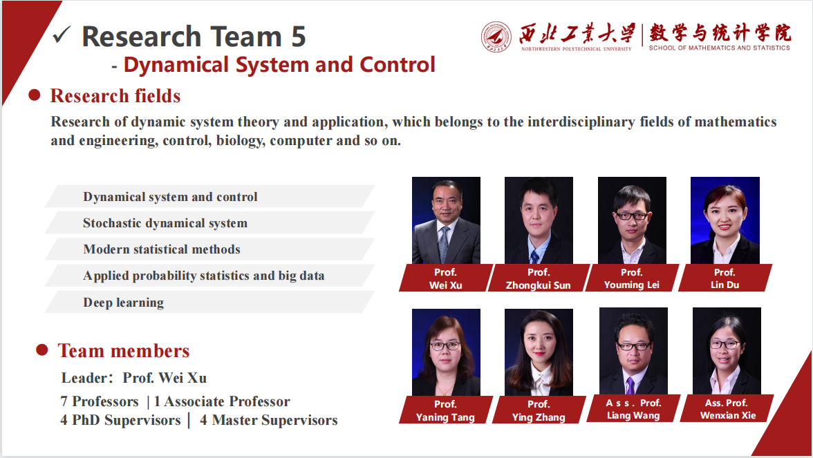 Research Team-数学与统计学院